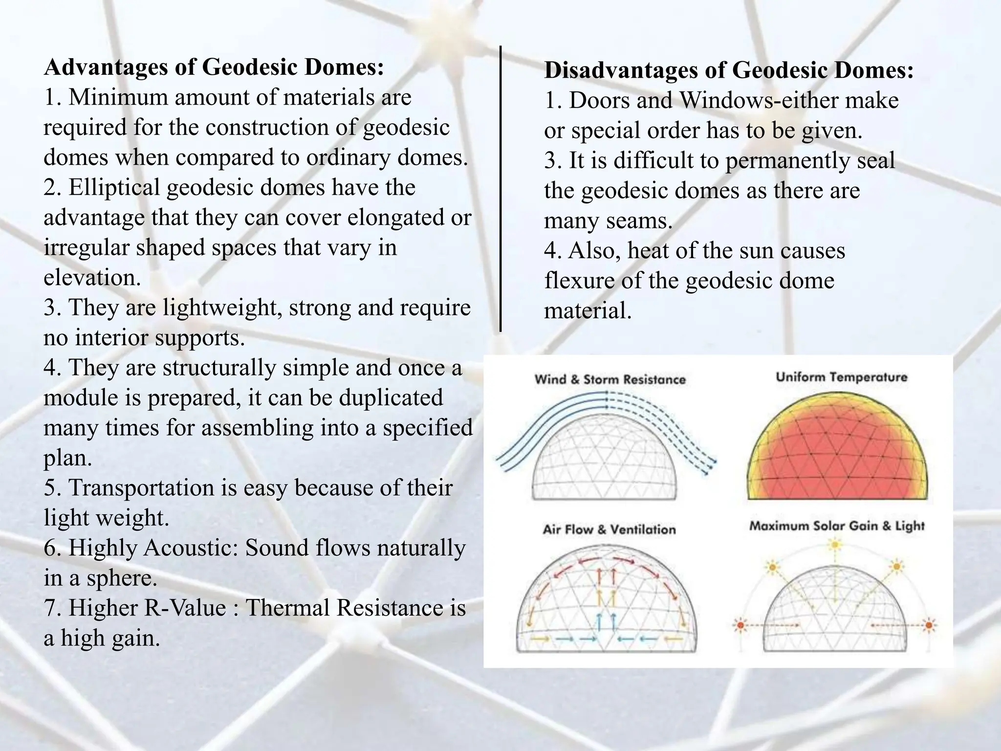 Geodesic Dome in Building Construction: Concepts, Types, and Applications | PPTX