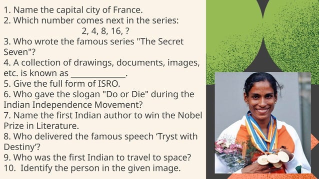 G. K. Quiz (Round 5) (Final Drafts).pptx | Free Download