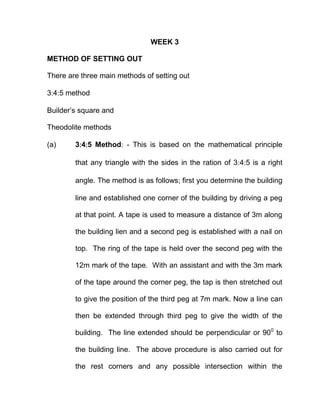 G.B.C. building construction lecture notes | PDF