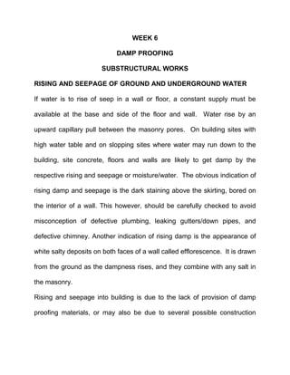 G.B.C. building construction lecture notes | PDF