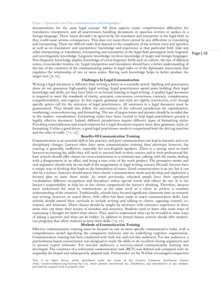 Continuing Legal Education: The Importance of Communication Training ...