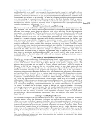 The Rise of Legal Influencers: Communication Strategies on Social Media ...