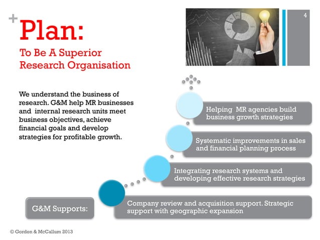 G&M - How We Help MR Agencies Grow (2013) | PPT