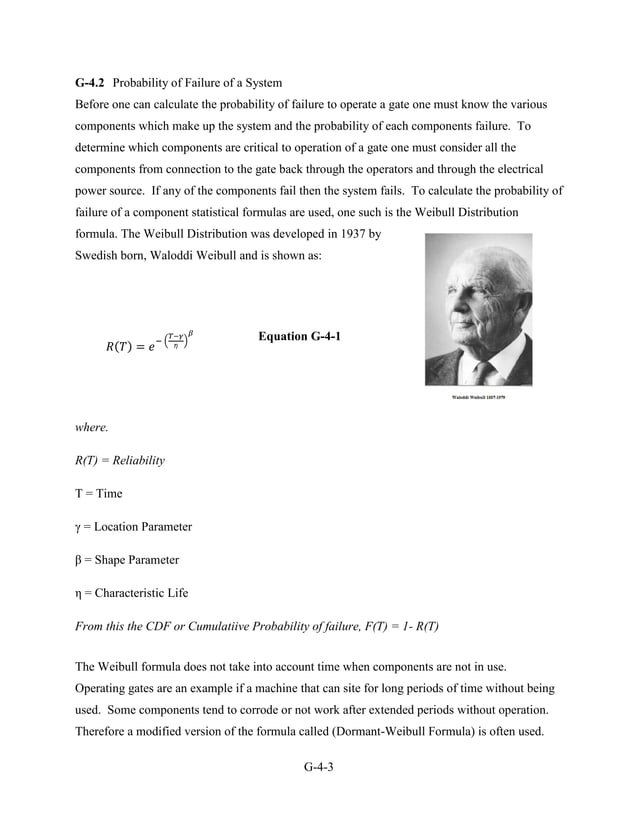 PROBABILITY OF FAILURE OF MECHANICAL OR ELECTRICAL SYSTEMS | PDF ...