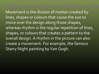 G 5-Principle of Art- Movement | PPT