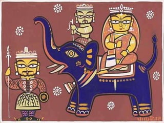 Indian old master's painting- Jamini Roy | PPTX