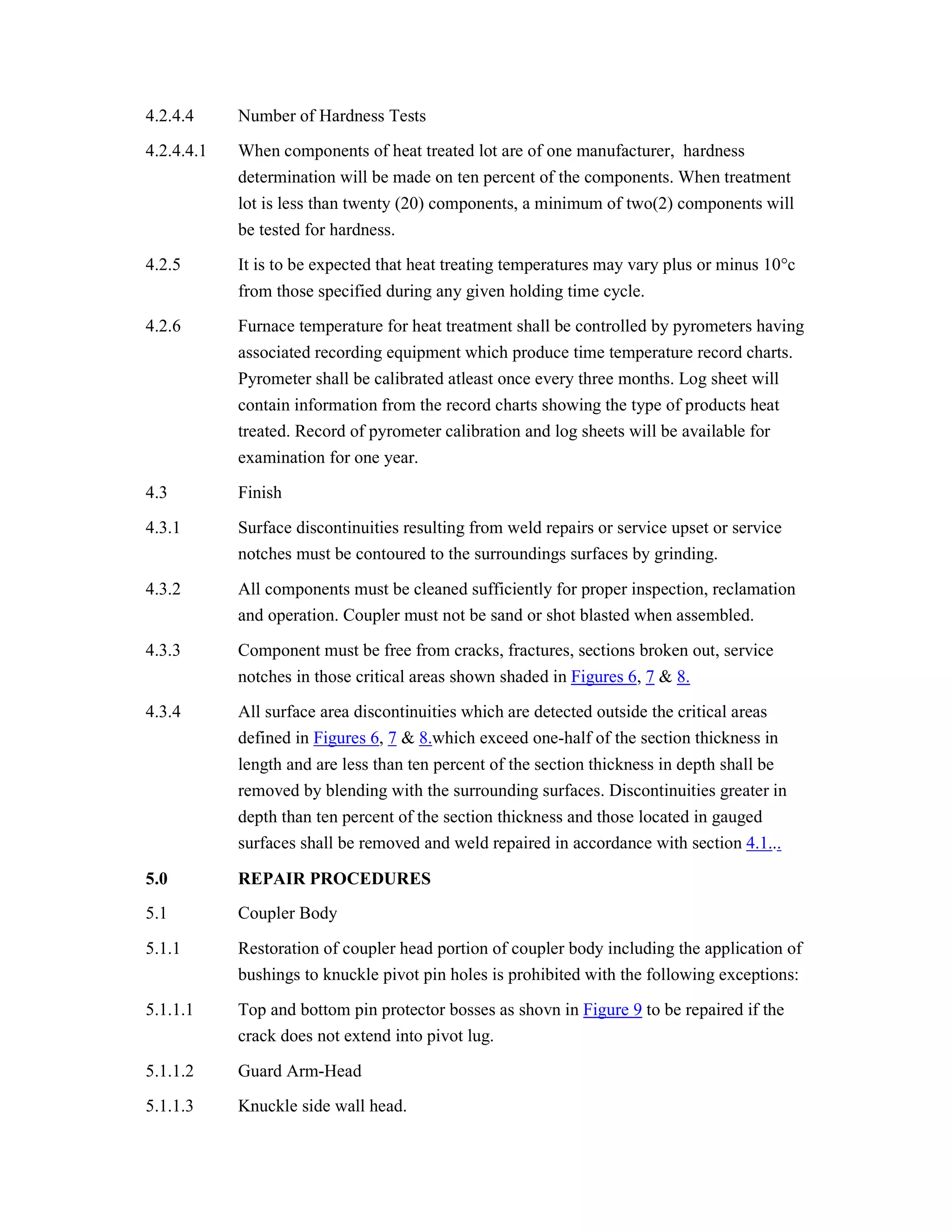 G 80. inspection and maintenance of centre buffer couplers ( for ...