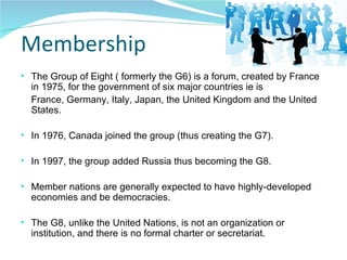 G 8 countries | PPT