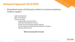 Open Source governance and the Eclipse Foundation, OW2online, June 2020 | PPT