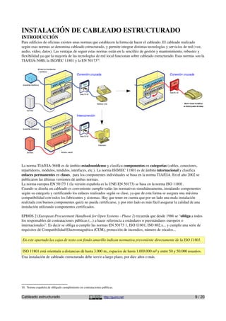 cableado estructurado | PDF