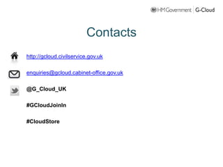 G-Cloud: where we are, where we're going | PPT