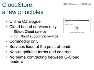 G-Cloud: where we are, where we're going | PPT