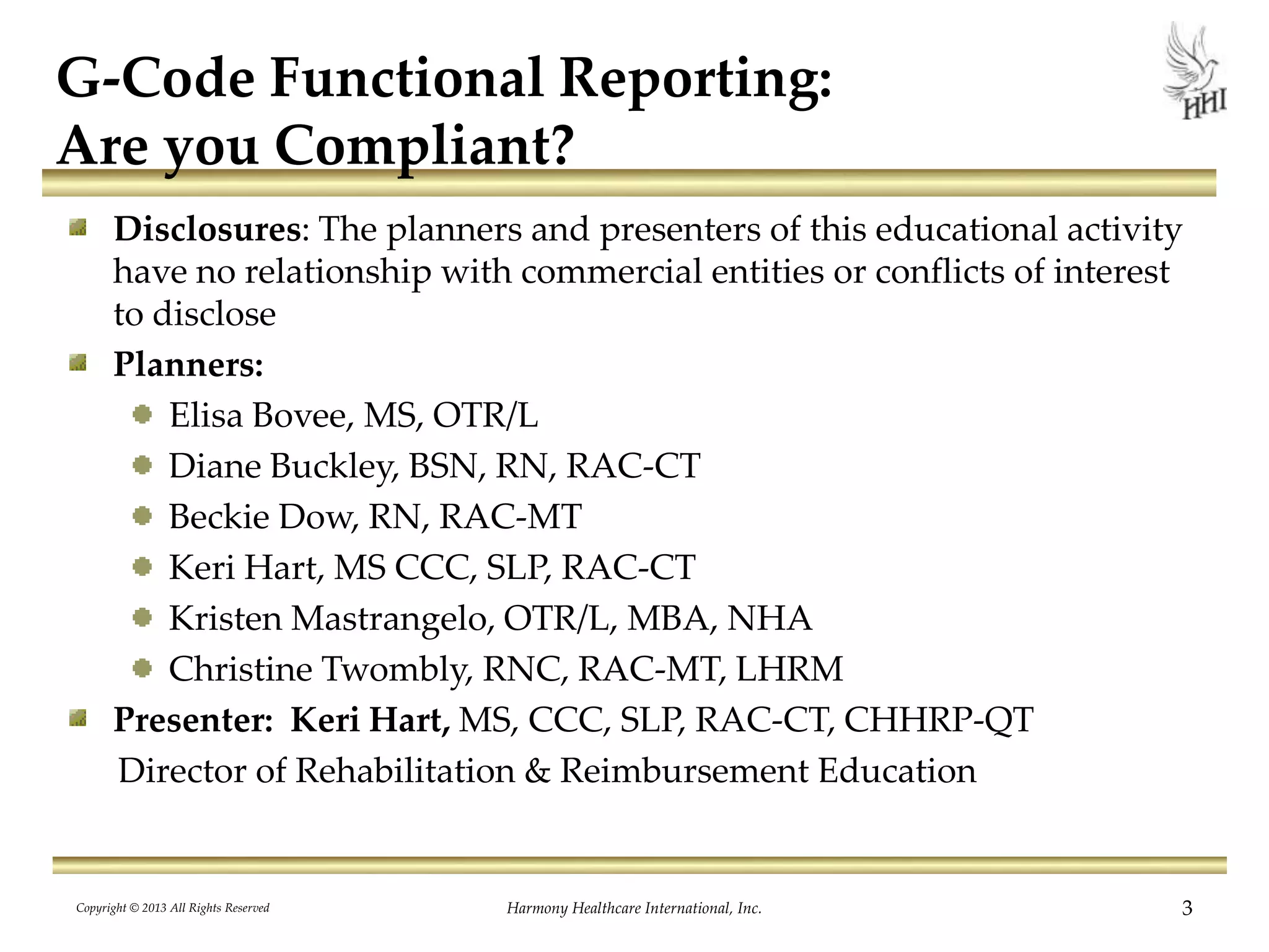 G-Code Functional Reporting: Are You Compliant? | PPTX | Physical ...