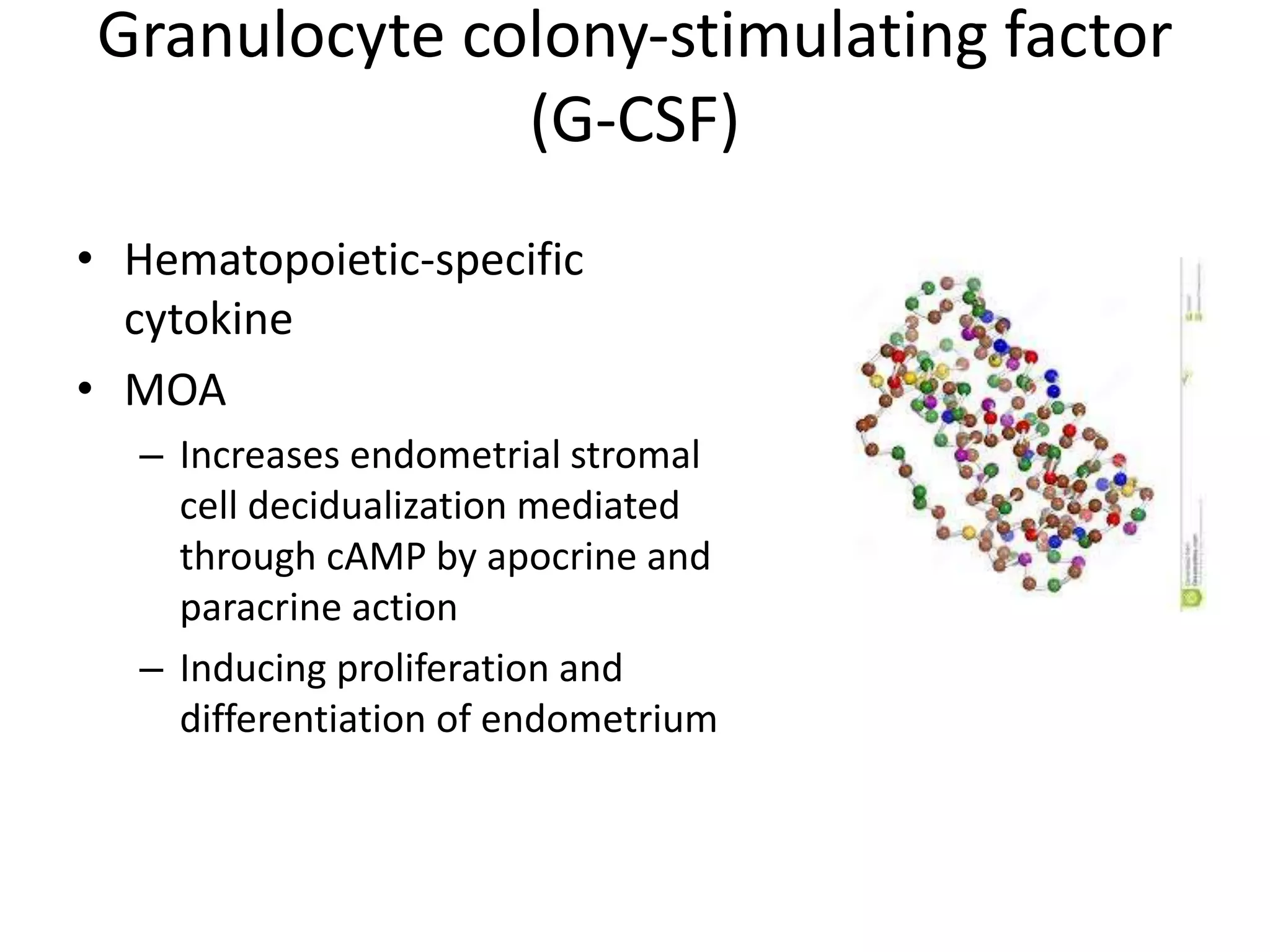 Role of Subcutaneous G-CSF Infusion in Thin Endometrium | PPTX