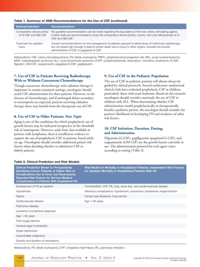 G csf guideline | PDF | Infectious Diseases | Diseases and Conditions