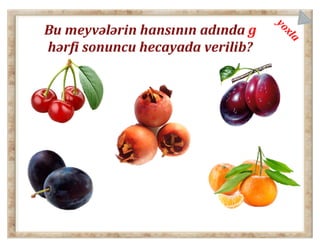 G hərfi | PDF