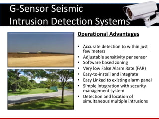 Perimeter Intrusion Detection System | PIDS | GMAX | PPTX