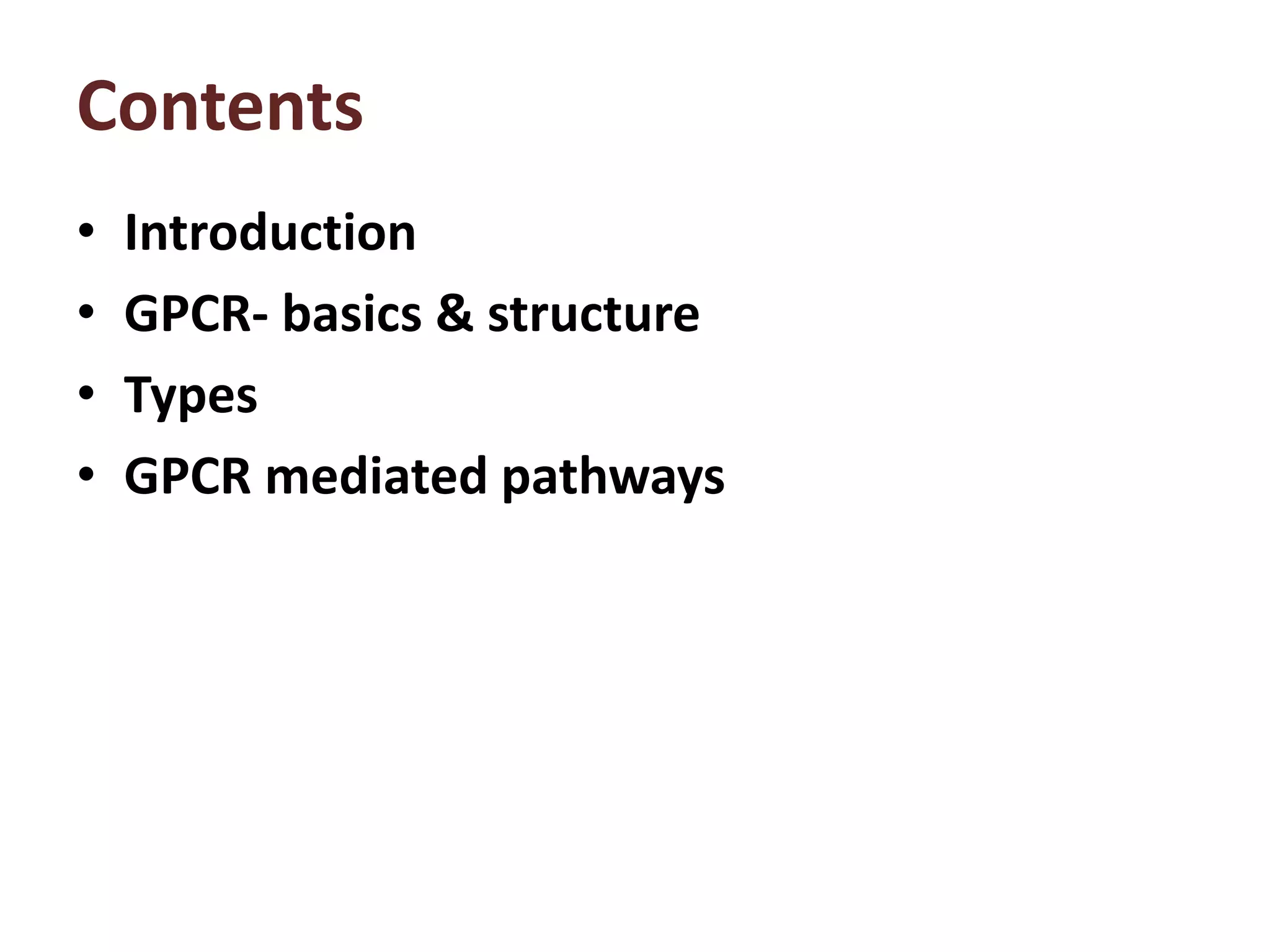 G protein-coupled receptors | PPTX