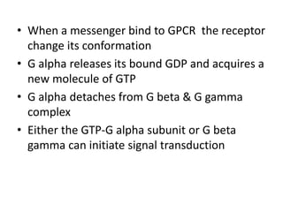 G protein-coupled receptors | PPTX