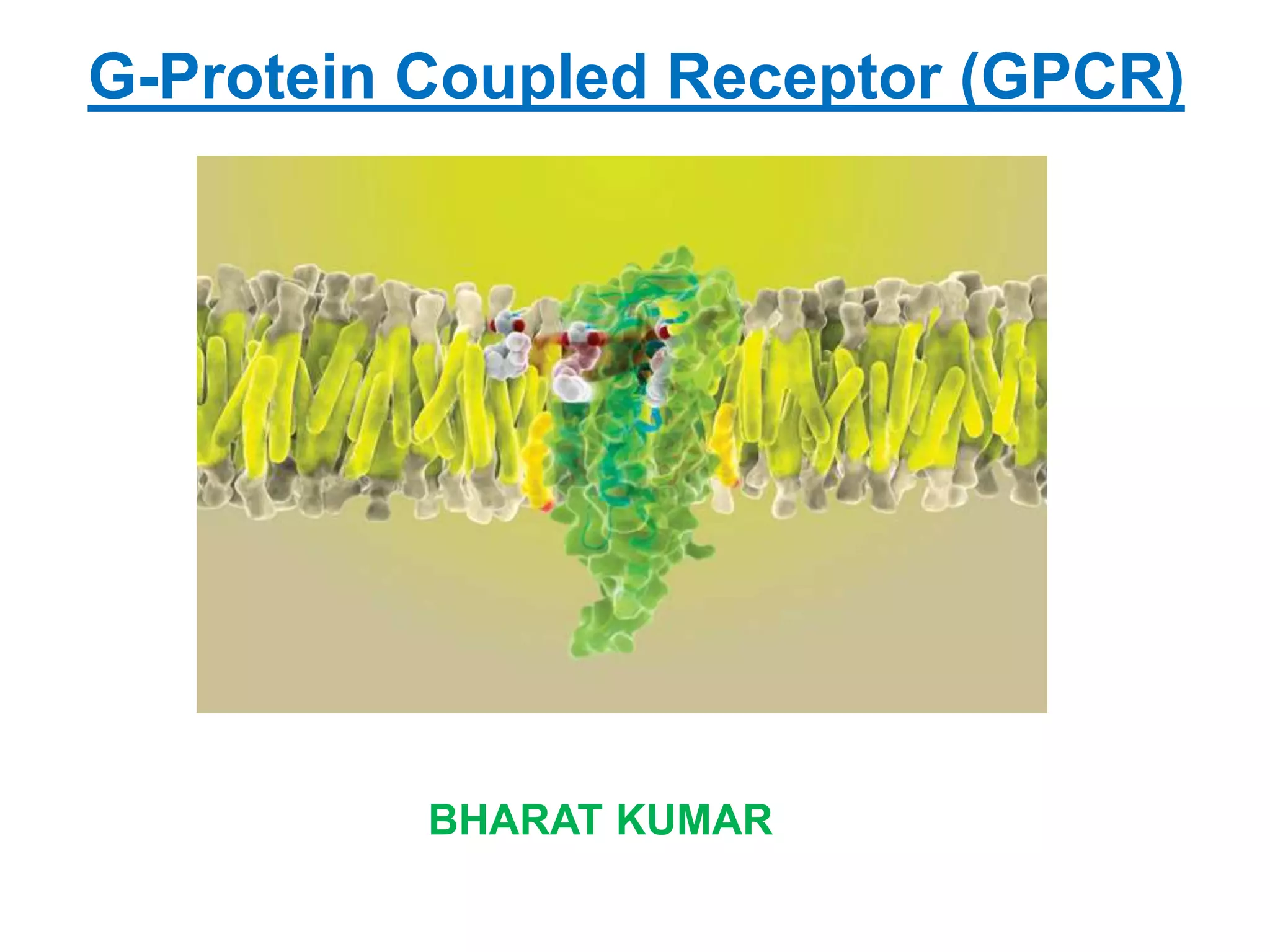 G protein coupled receptor(gpcr) | PPTX