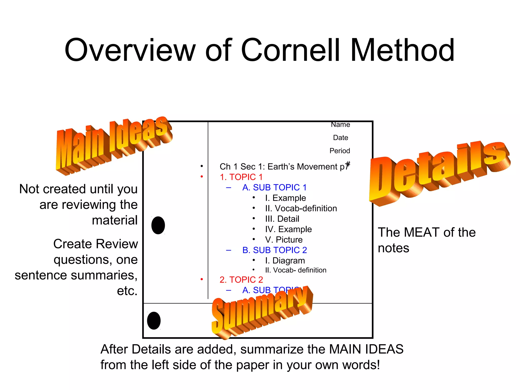 G taking notes from textbook (rotation vs revolution) | PPT