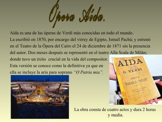 G. Verdi. Ópera AIDA | PPT
