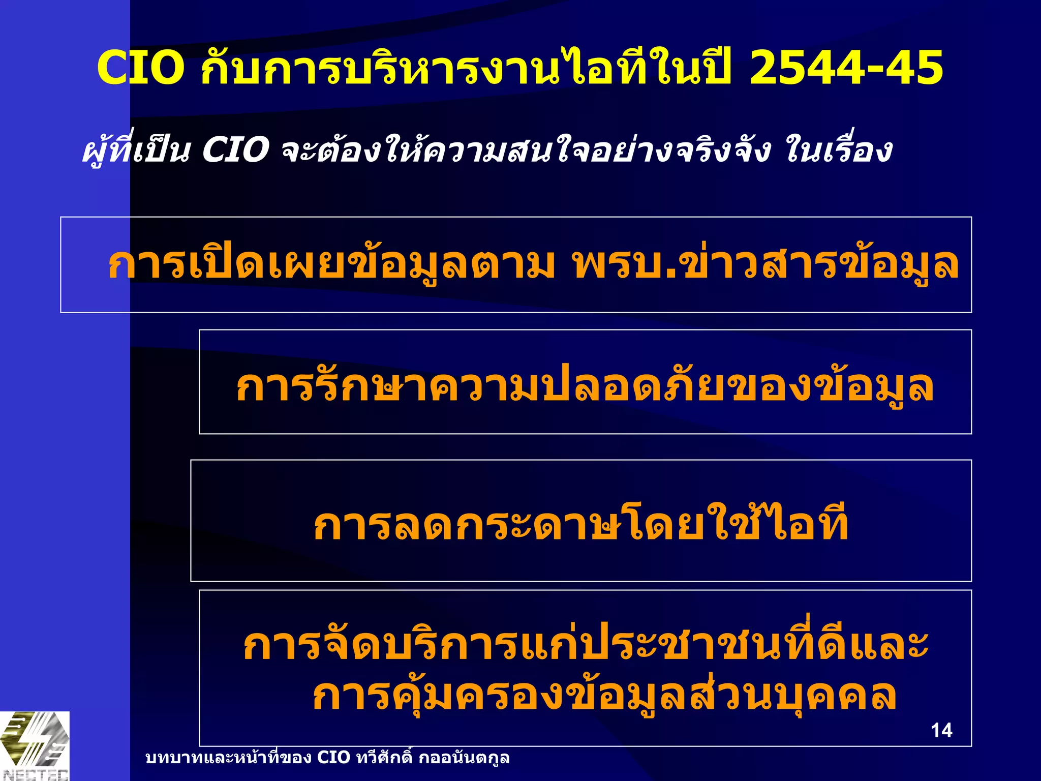 Thailand CIO | PPT