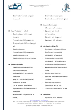 Adobe Fireworks CS3 - Scheda corso LEN | PDF | Photo Editing Software ...