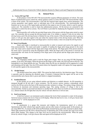 Authenticated Access Control for Vehicle Ignition System by Smart Card ...