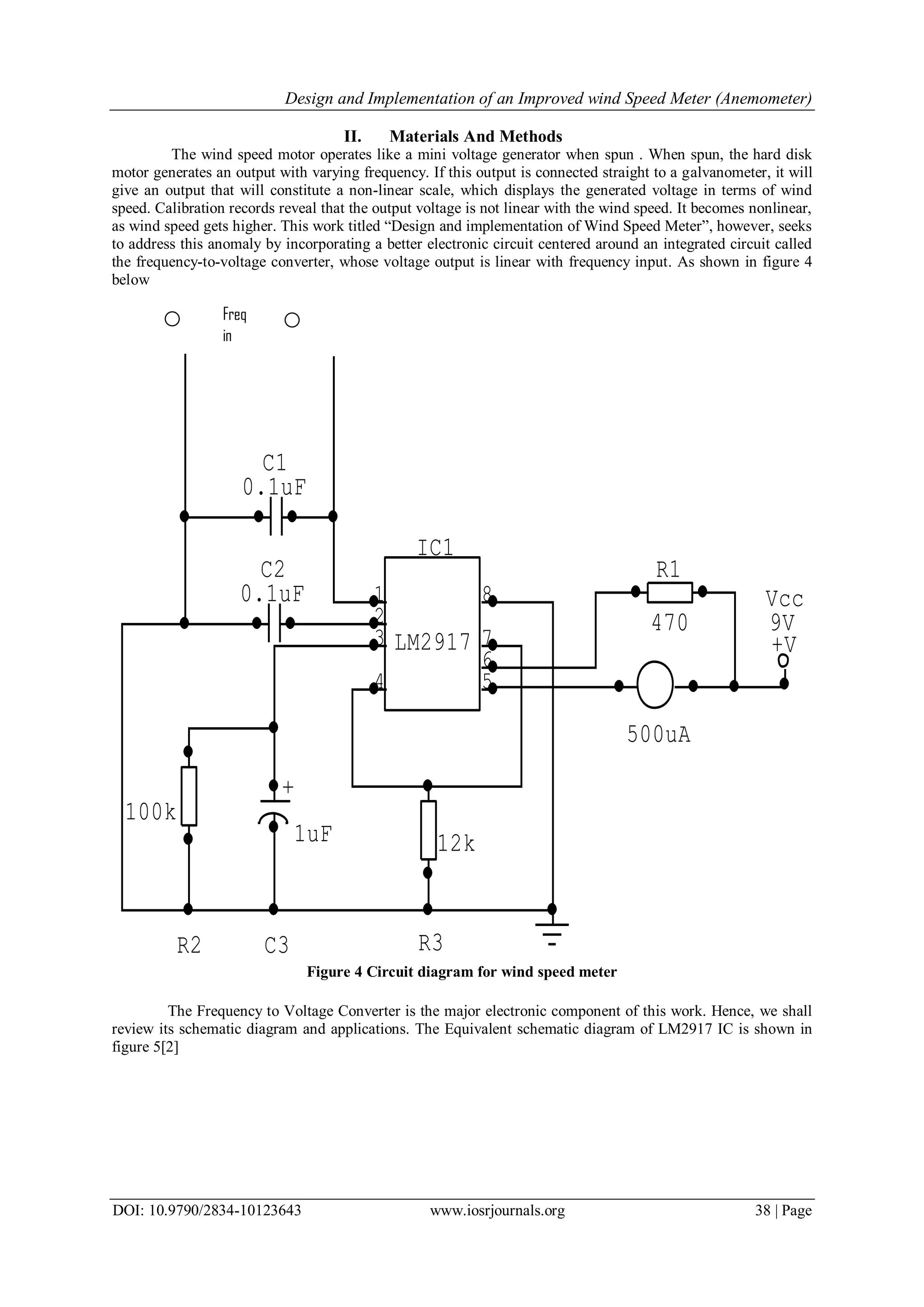 Design and Implementation of an Improved Wind Speed Meter (Anemometer ...