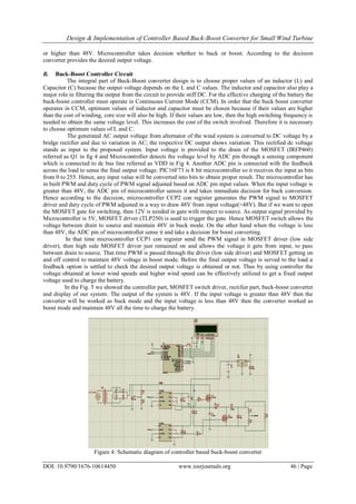 Design & Implementation of Controller Based Buck-Boost Converter for Small Wind Turbine | PDF