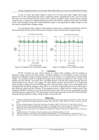 Design & Implementation of Controller Based Buck-Boost Converter for Small Wind Turbine | PDF