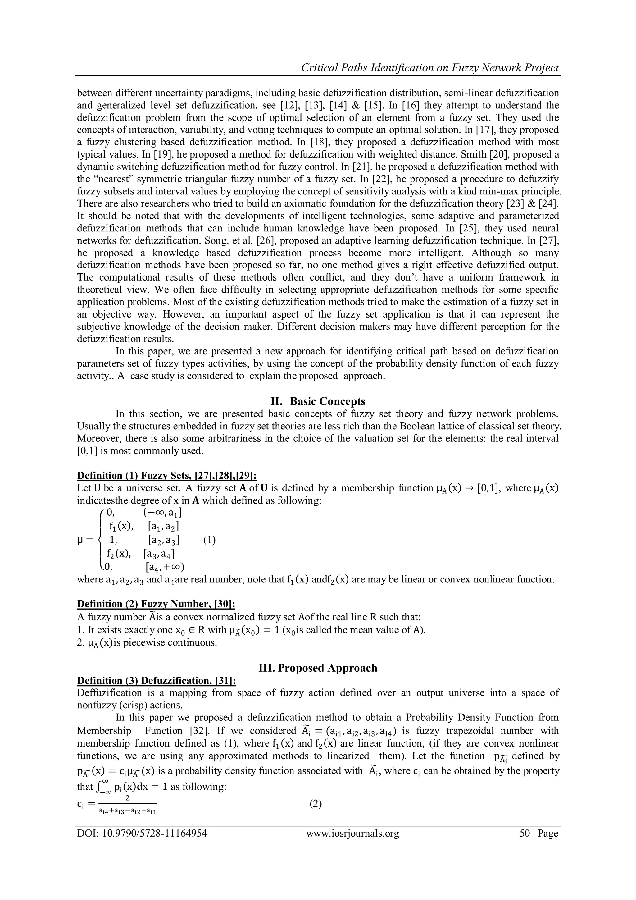 Critical Paths Identification on Fuzzy Network Project | PDF | Computer Software and ...