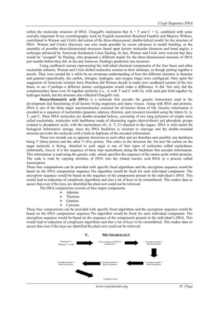 Crypt Sequence DNA | PDF
