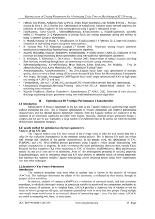 Optimization of Cutting Parameters for Minimizing Cycle Time in Machining of SS 310 using ...
