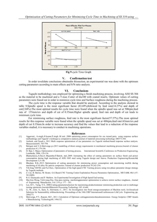 Optimization of Cutting Parameters for Minimizing Cycle Time in Machining of SS 310 using ...