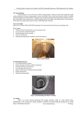 Casting Defects Analysis in Foundry and Their Remedial Measures with Industrial Case Studies | PDF