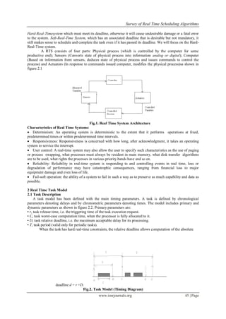 Survey of Real Time Scheduling Algorithms | PDF | Operating Systems | Computer Software and ...