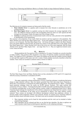 Using Fuzzy Clustering and Software Metrics to Predict Faults in large Industrial Software ...