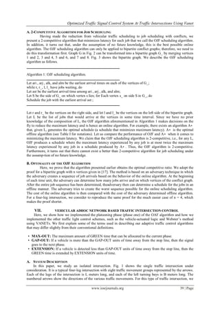 Optimized Traffic Signal Control System at Traffic Intersections Using Vanet | PDF | Computer ...