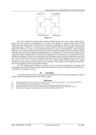 Networking Issues and Challenges In Cloud Computing | PDF