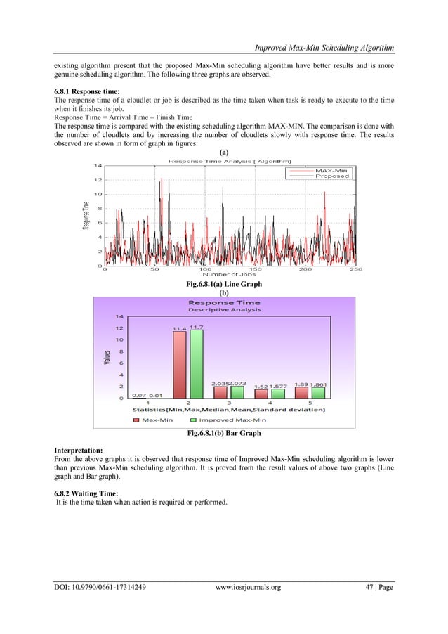 Improved Max-Min Scheduling Algorithm | PDF