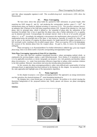 Phase Unwrapping Via Graph Cuts | PDF