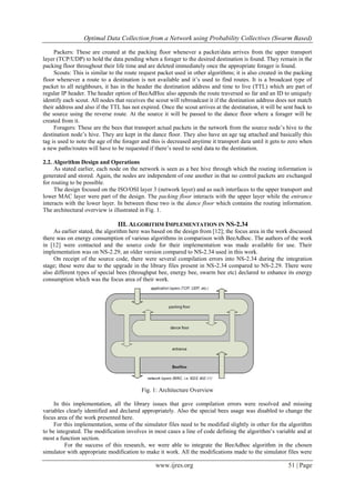 Optimal Data Collection from a Network using Probability Collectives (Swarm Based) | PDF