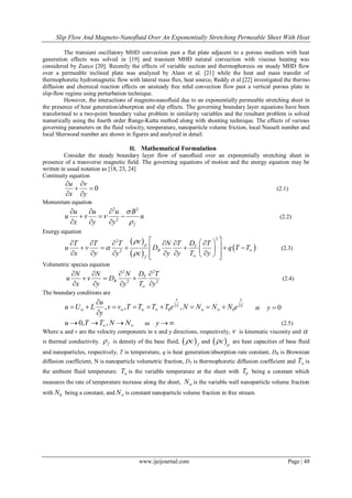 Slip Flow and Magneto-NANOFLUID over an Exponentially Stretching Permeable Sheet with Heat ...