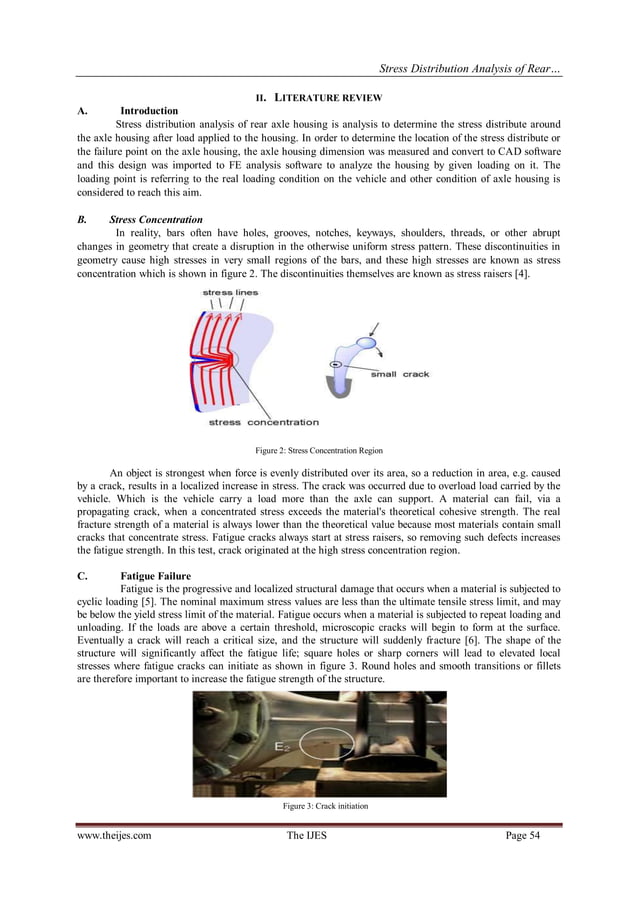 Stress Distribution Analysis of Rear Axle Housing by using Finite Elements Analysis | PDF ...