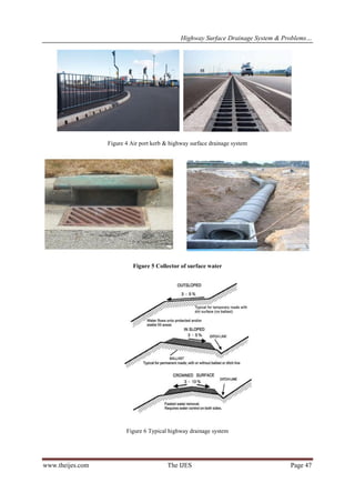 Highway Surface Drainage System & Problems of Water Logging In Road ...