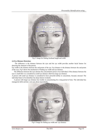 Personality Identification using Facial Features | PDF