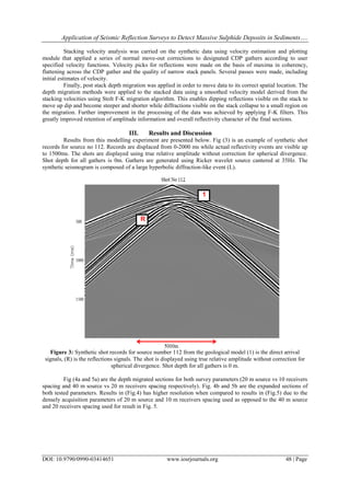 Application of Seismic Reflection Surveys to Detect Massive Sulphide ...