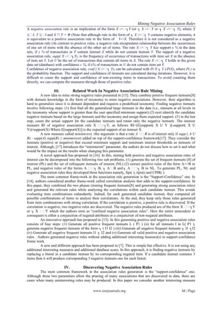 Mining Negative Association Rules | PDF